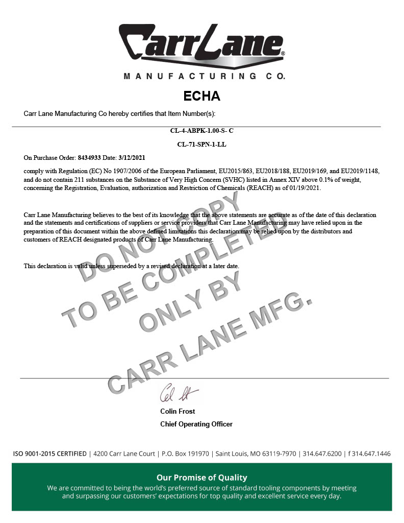 Compliance Statements