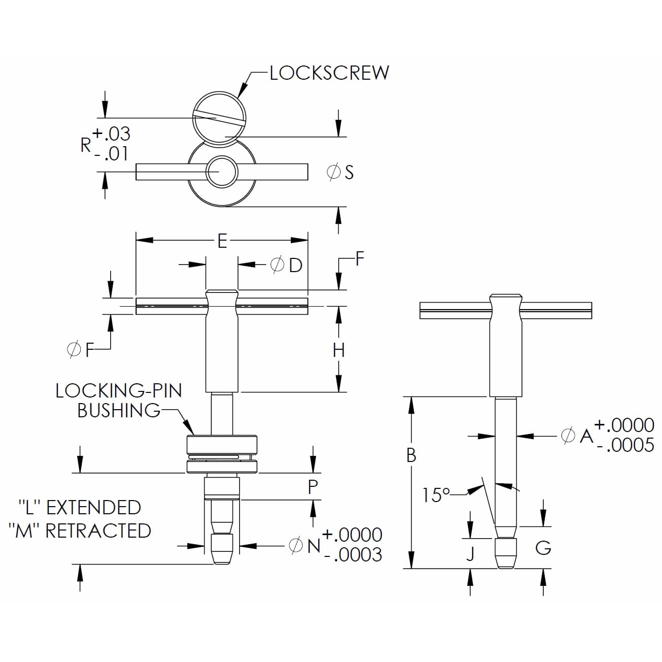 Captive Jig Pins | Carr Lane