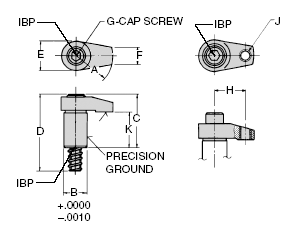 CL-MF50-5002 Modular Clamps (Heavy) | Carr Lane
